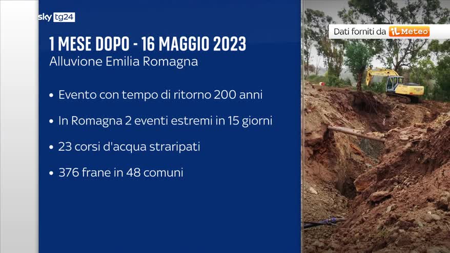 16 maggio - 16 giugno, un mese dalla drammatica alluvione | Video Sky