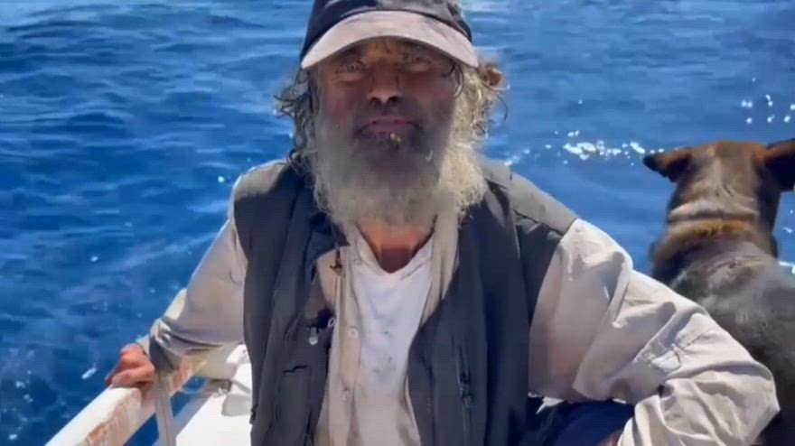 Tim Shaddock, il video del salvataggio del marinaio naufrago | Video Sky