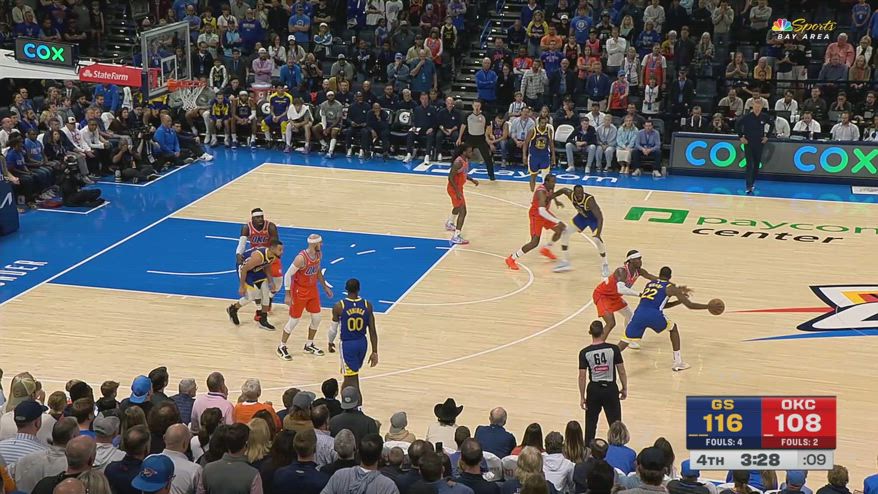 NBA, 36 punti per Steph Curry contro Oklahoma City | Video Sky