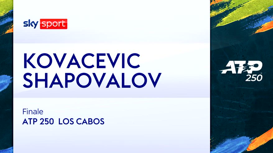 VIDEO. Kovacevic Shapovalov: highlights Atp Los Cabos