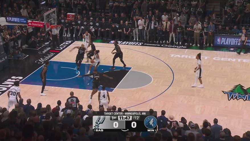 NBA, 39 punti di Victor Wembanyama contro Minnesota | Video Sky