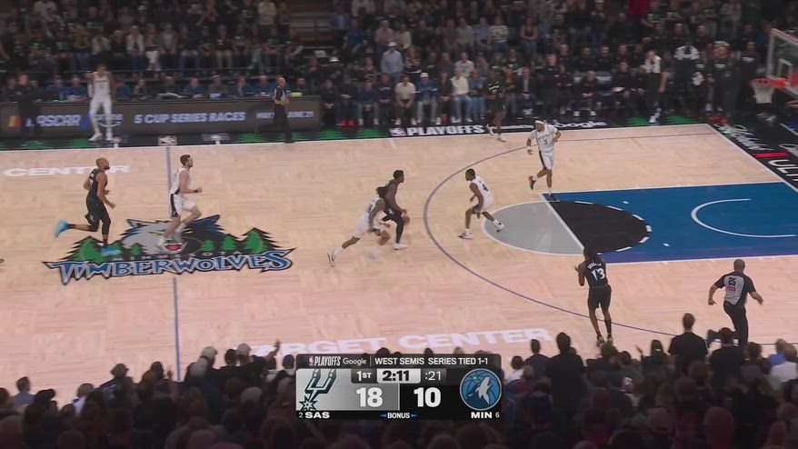 NBA, 32 punti di Anthony Edwards contro San Antonio | Video Sky