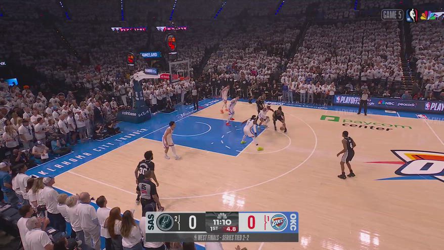 NBA, 32 punti di Shai Gilgeous-Alexander contro San Antonio | Video Sky
