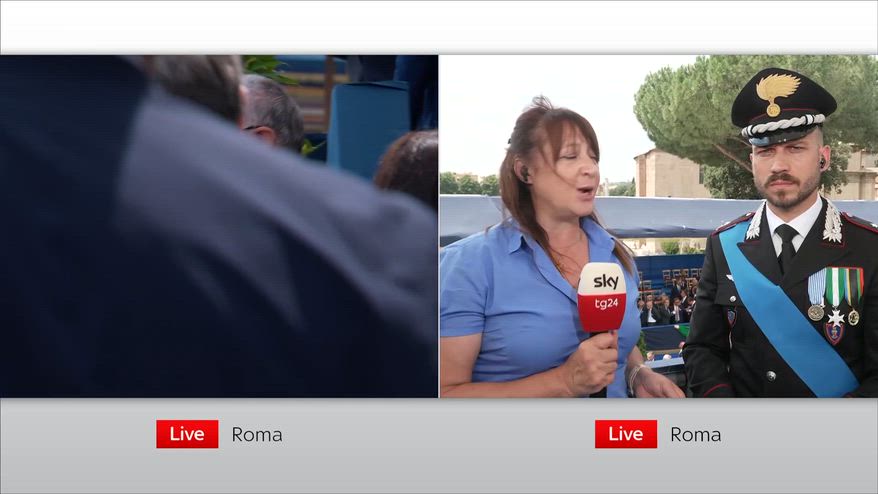 2 giugno, maggiore Leccese: "Festa Repubblica emozionante" | Video Sky