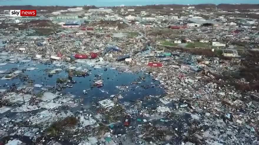 Dorian leaves Marsh Harbour destroyed | Video Sky