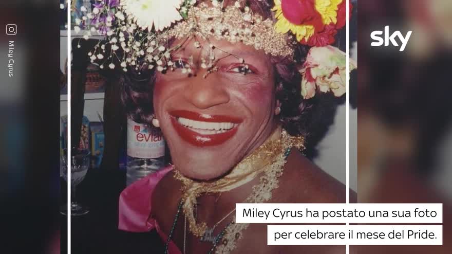 VIDEO Pride, Miley Cyrus celebra Marsha P. Johnson | Video Sky