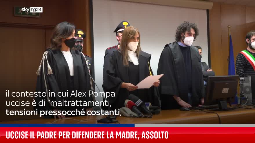 Uccise il padre per difendere la madre, assolto | Video Sky Uccise il padre per difendere la madre, assolto | Video Sky