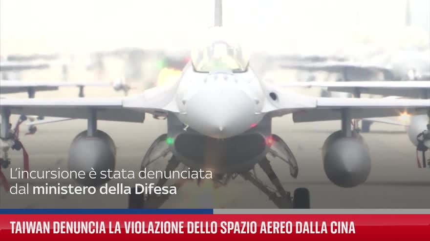 Taiwan denuncia la violazione dello spazio aereo dalla Cina | Video Sky