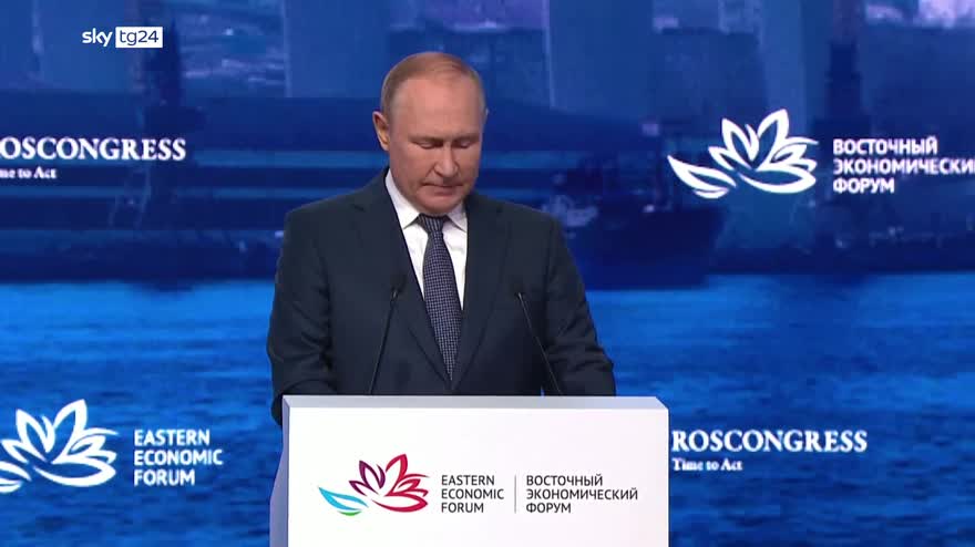 Putin: sanzioni occidentali sono pericolo per mondo intero | Video Sky